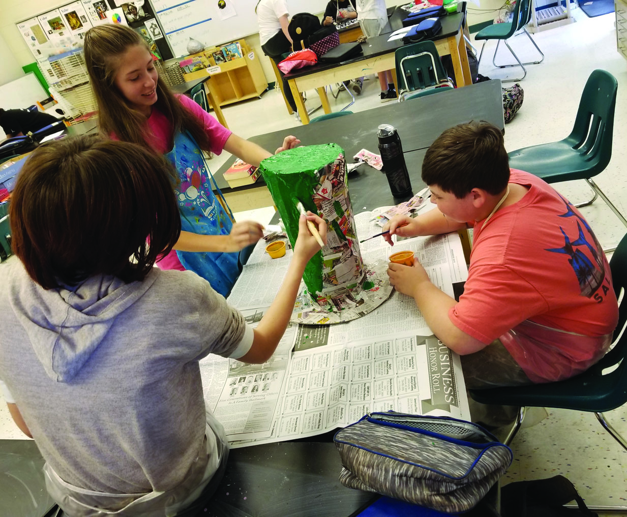 Papier-mâché creates teamwork in new ways | The Stanly News & Press