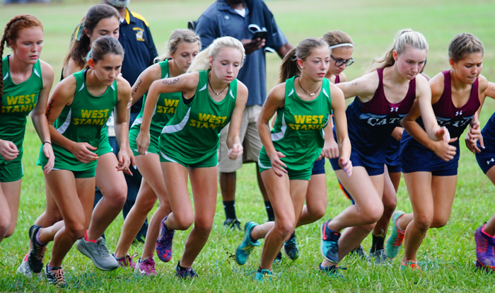 West women's cross-country wins conference crown - The Stanly News ...