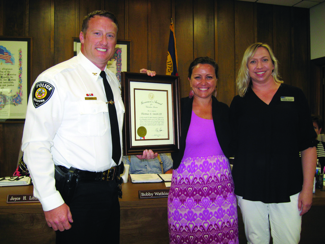 Oakboro officers promoted, chief receives award | The Stanly News & Press