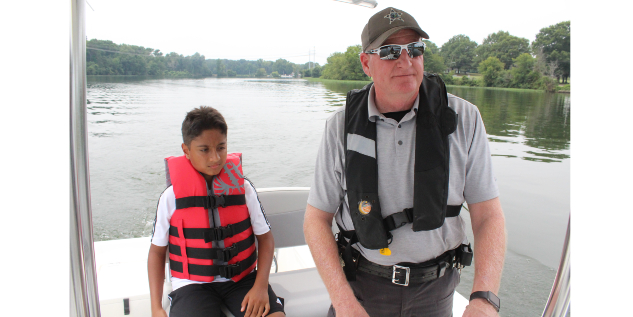 New Sheriff’s boat for Badin Lake launched at boating safety event ...