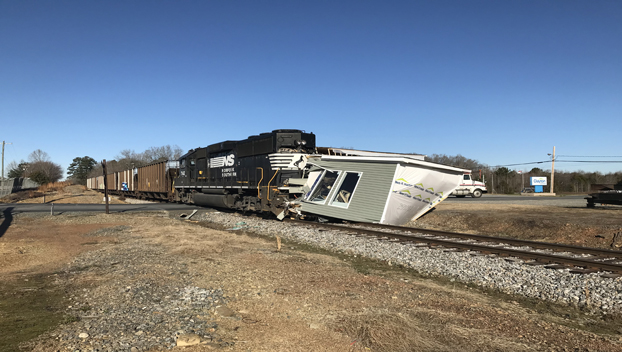Train crashes into home | The Stanly News & Press