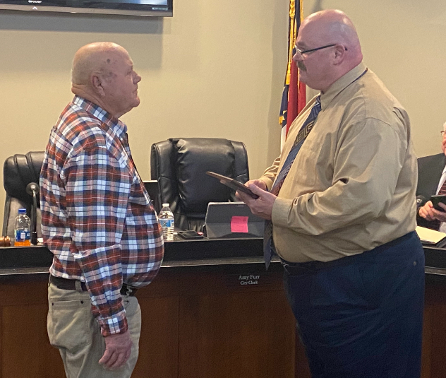 Locust Council honors outgoing member Burris, Simms takes oath | The ...