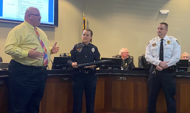 Locust officer Tucker receives third annual Chief Steven ‘Smitty’ Smith ...