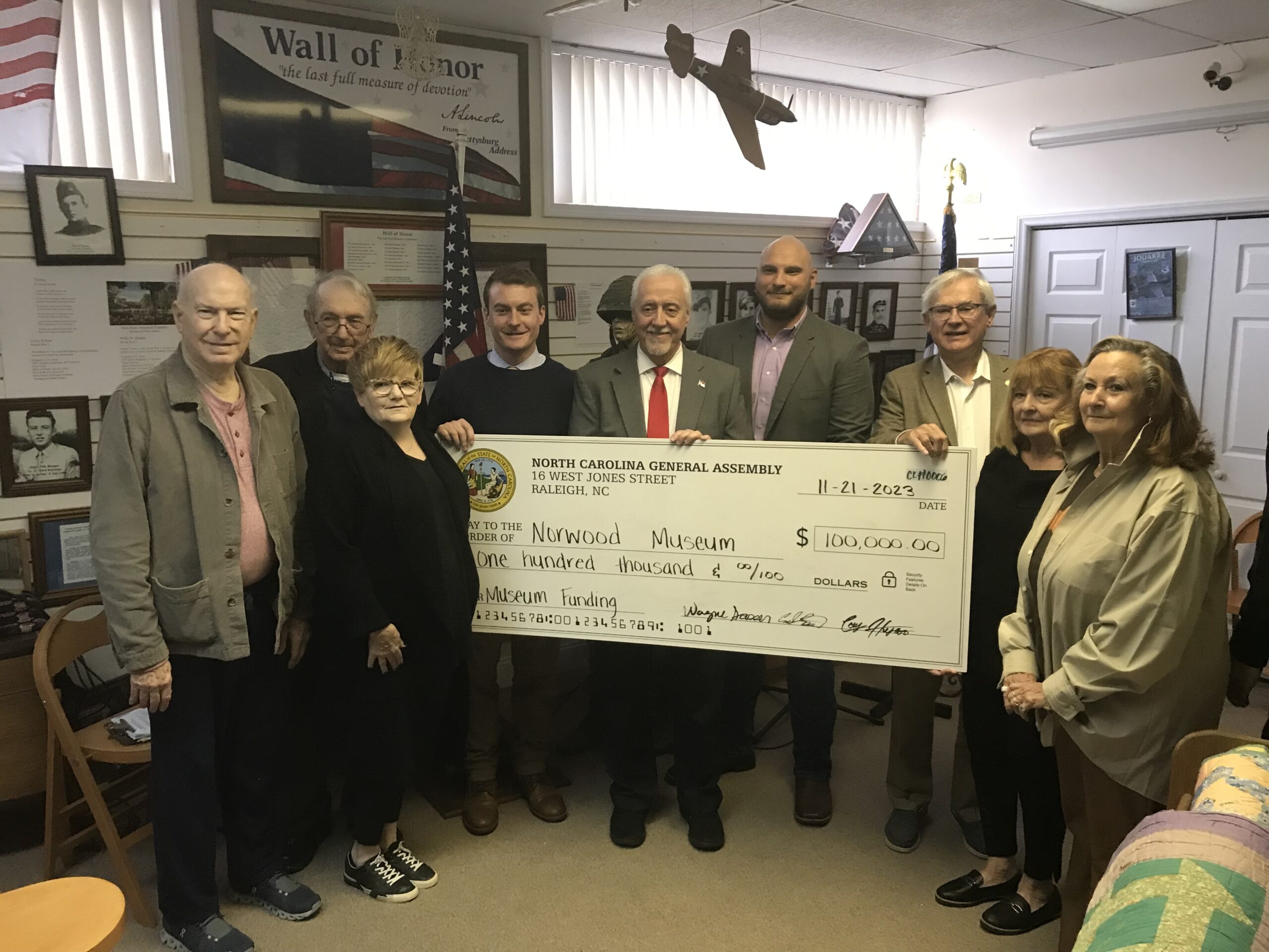 Norwood Museum receives $100K from legislature | The Stanly News & Press