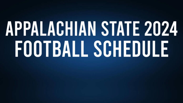 Appalachian State 2024 Football Schedule, Record, Results | The Stanly ...