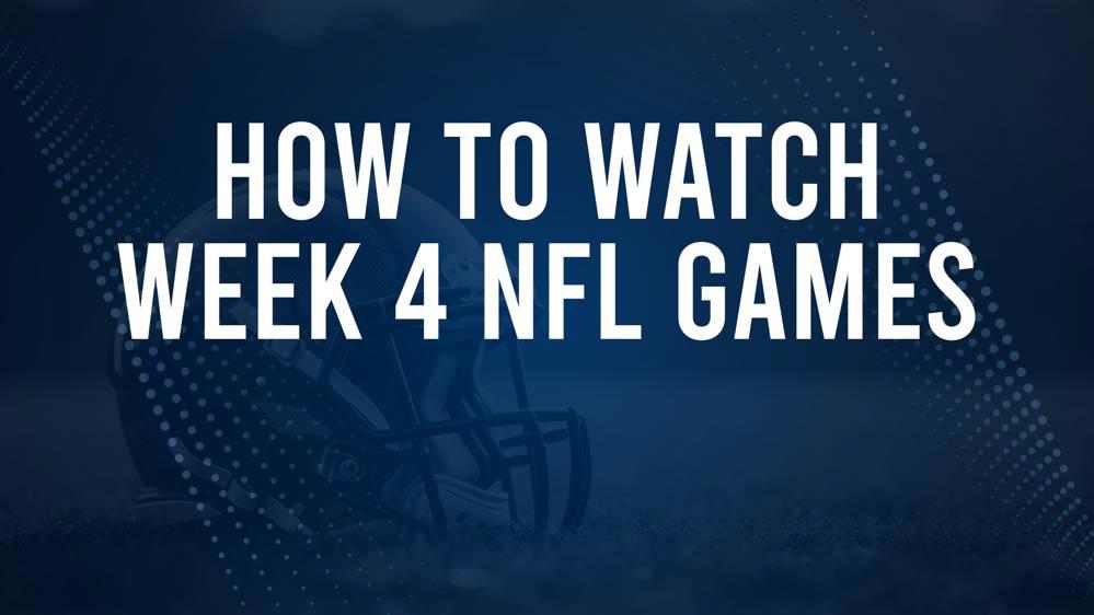NFL Week 4 TV Schedule, Streams, Start Times, Channels | The Stanly ...