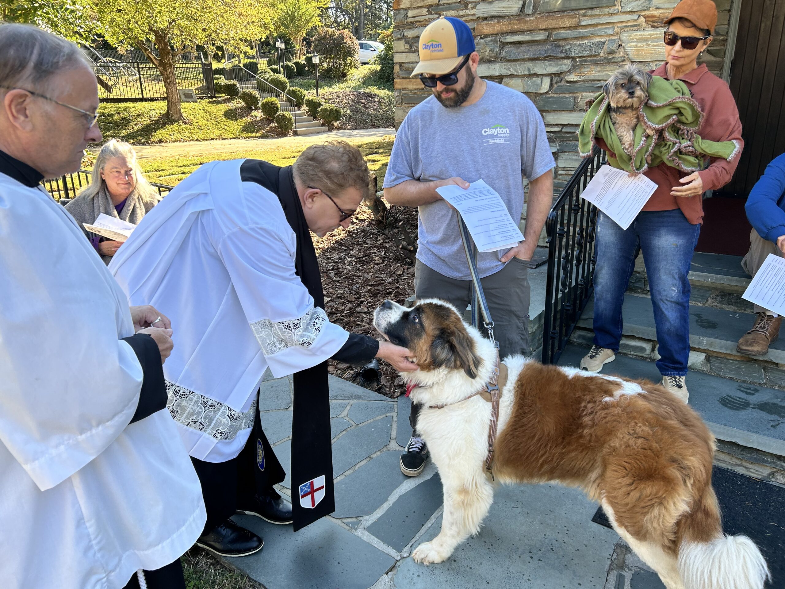 HOLY DOG: Christ Episcopal has Blessing of the Animals | The Stanly ...
